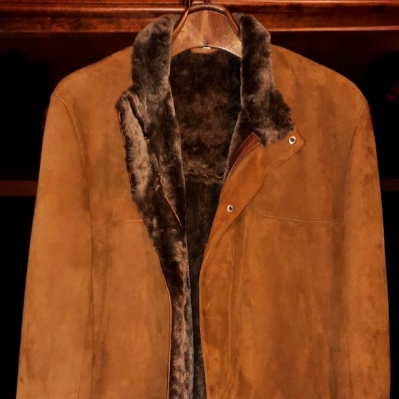Aston of New York | Jackets & Coats | Aston Spanish Shearling Suede ...